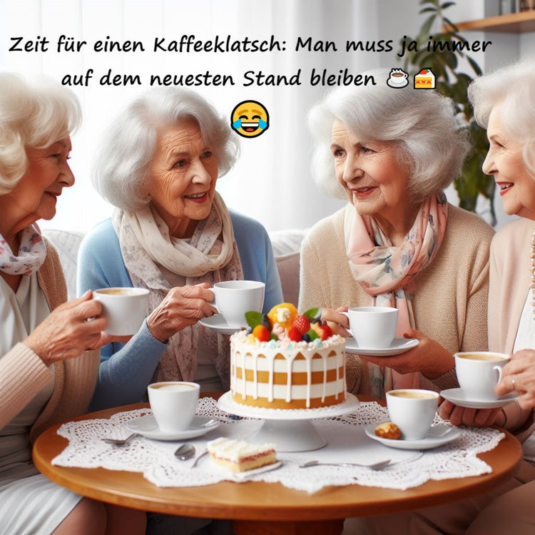 ☕ Zeit für einen Kaffeeklatsch: Tipps, Traditionen & lustige Sprüche ...