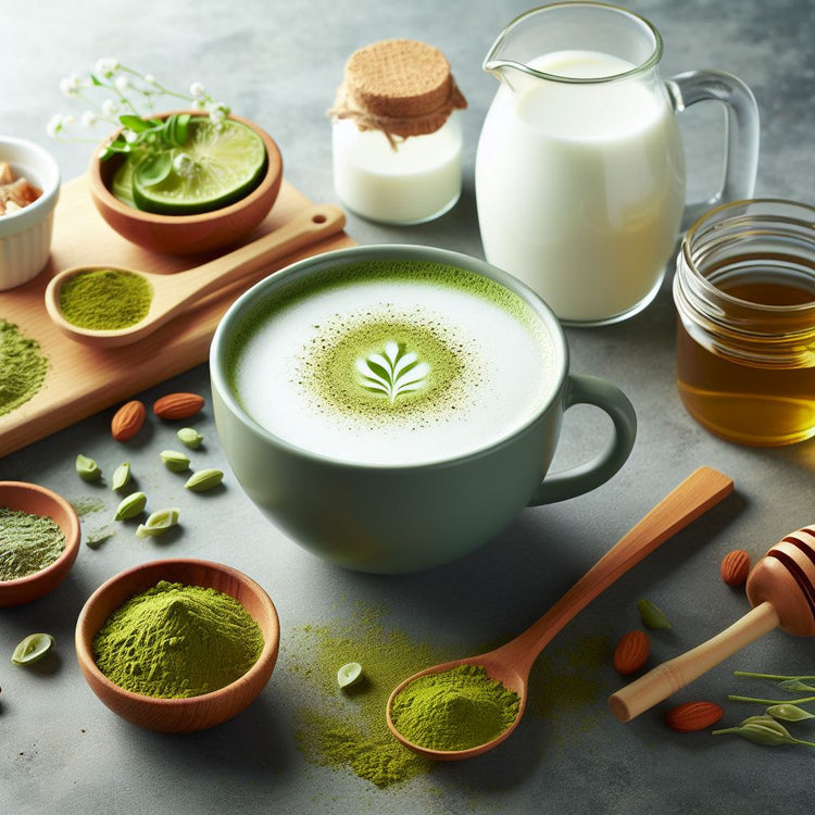🍵Matcha Latte Macchiato Rezept – TeeBohne